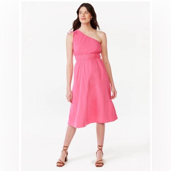 Free Assembly | Dresses | Free Assembly Womens Sleeveless Tie Shoulder ...